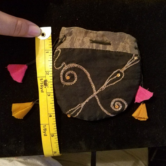 Bags | Med Draw String Pouch Handmade | Poshmark